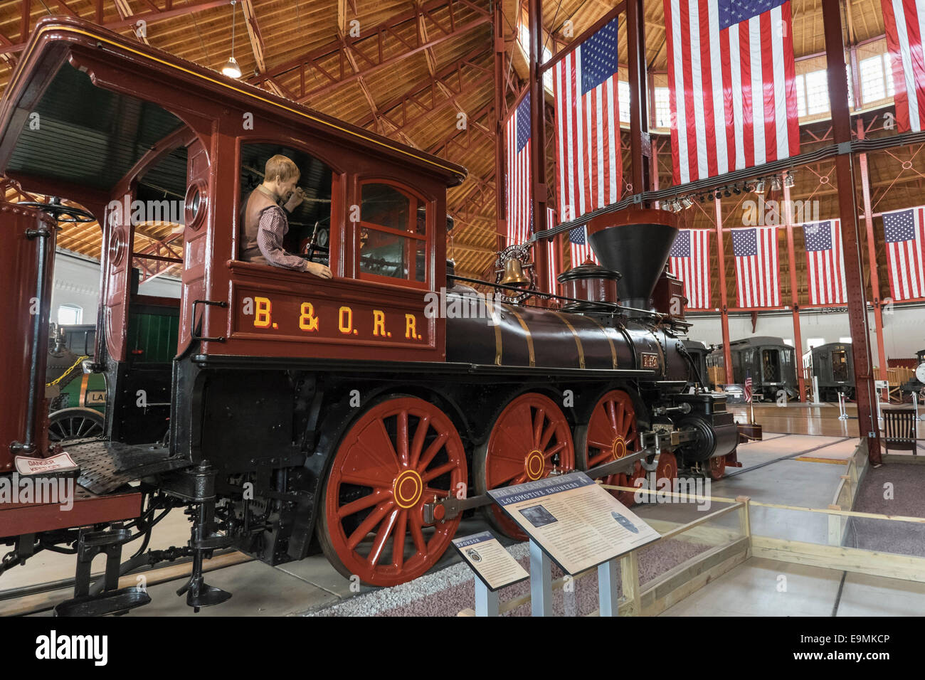 American railroad museum hi-res stock photography and images - Alamy