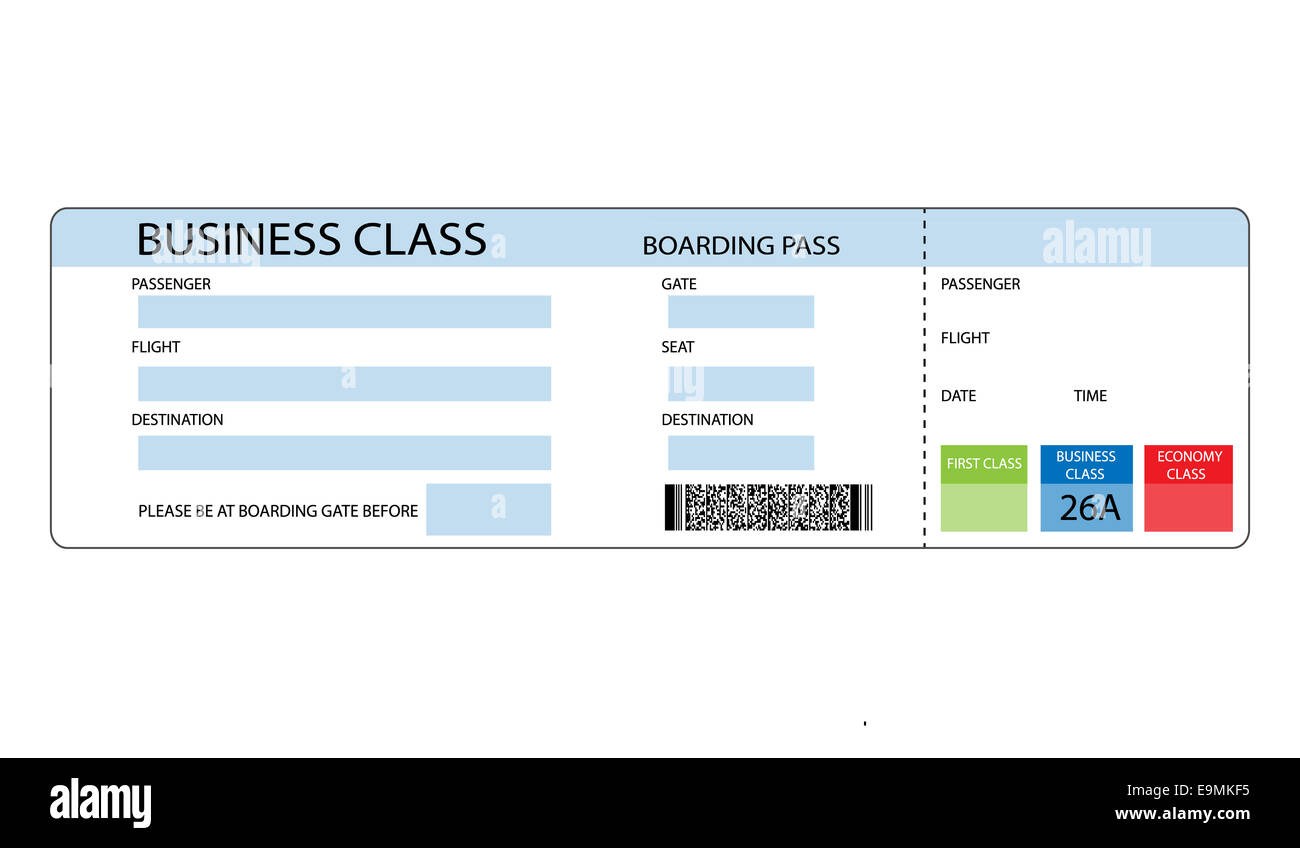 vector format boarding pass, for travel concepts Stock Photo - Alamy
