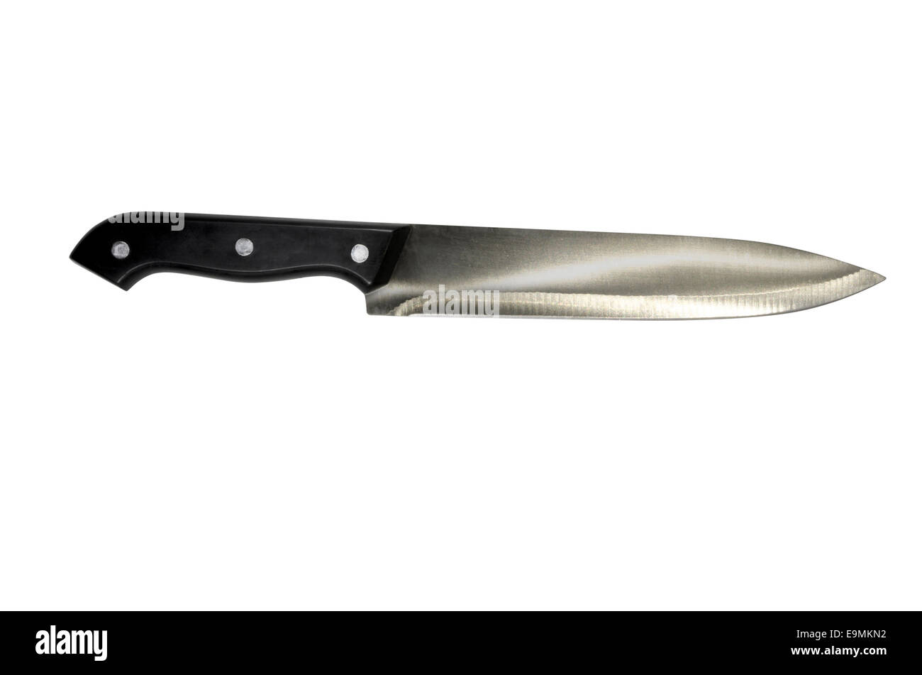 Kitchen knife on a white background Stock Photo - Alamy