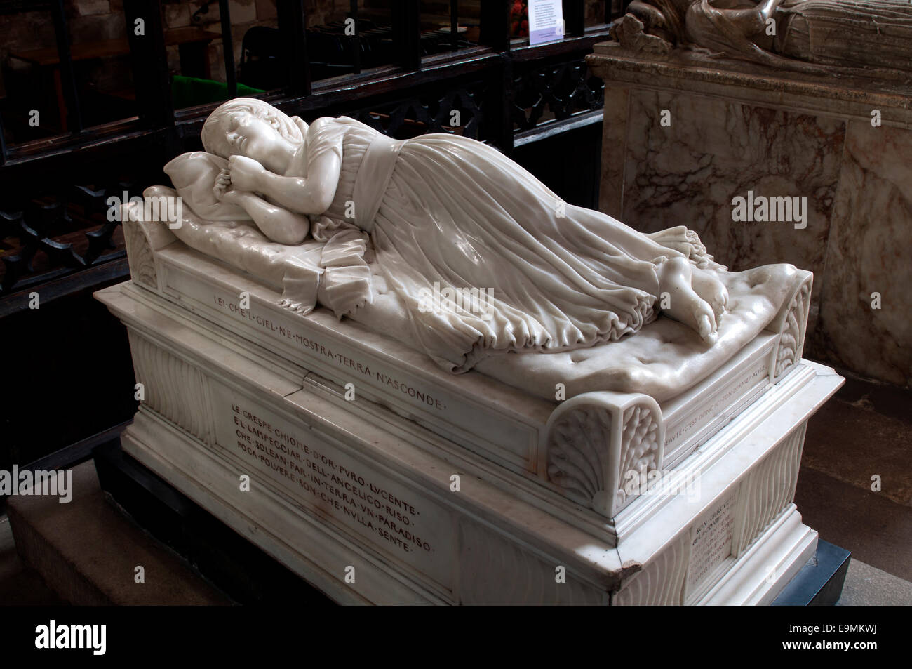 Penelope Boothby memorial, St. Oswald`s Church, Ashbourne, Derbyshire ...