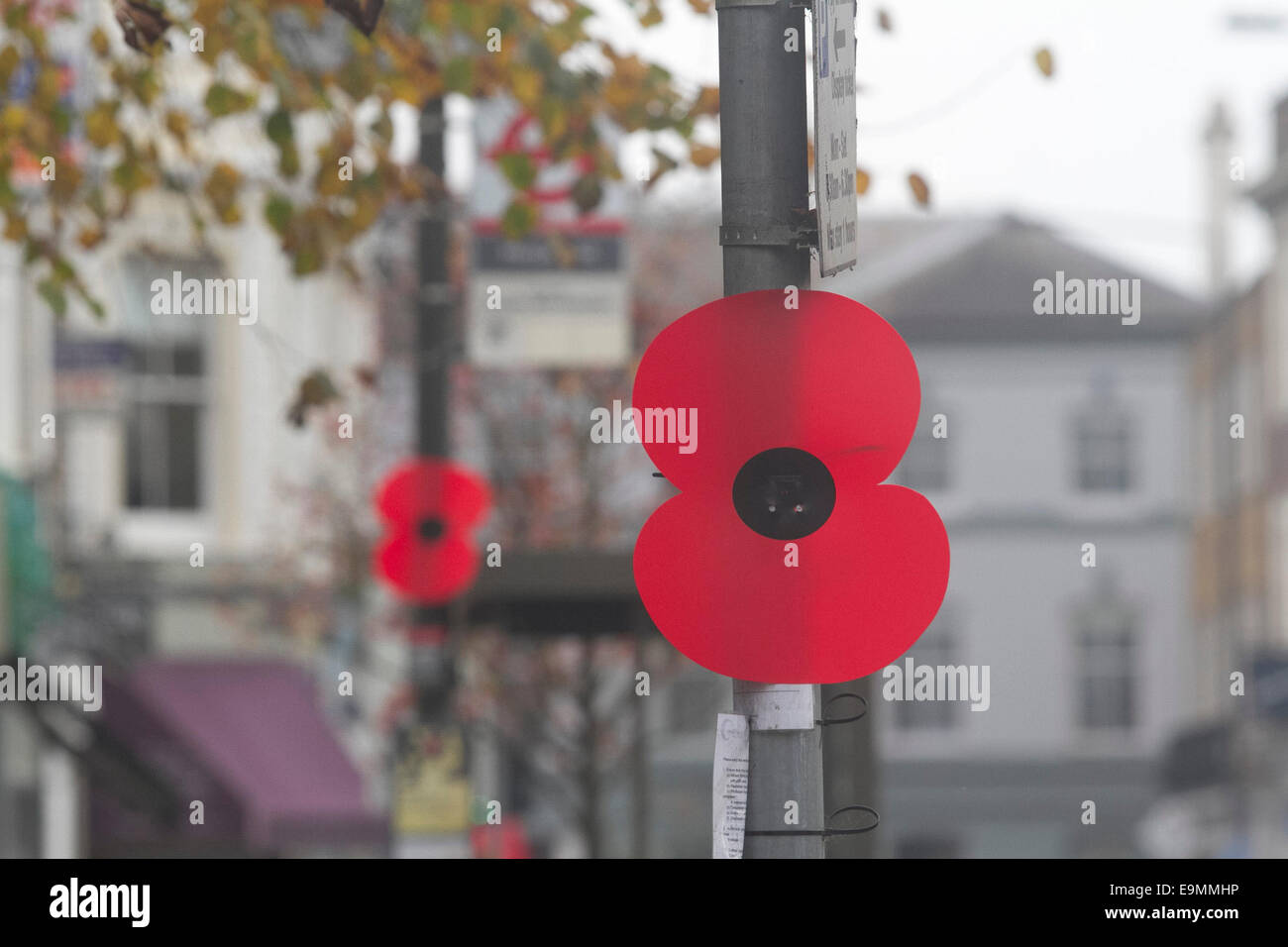 Royal british legion london bus hi-res stock photography and images - Alamy