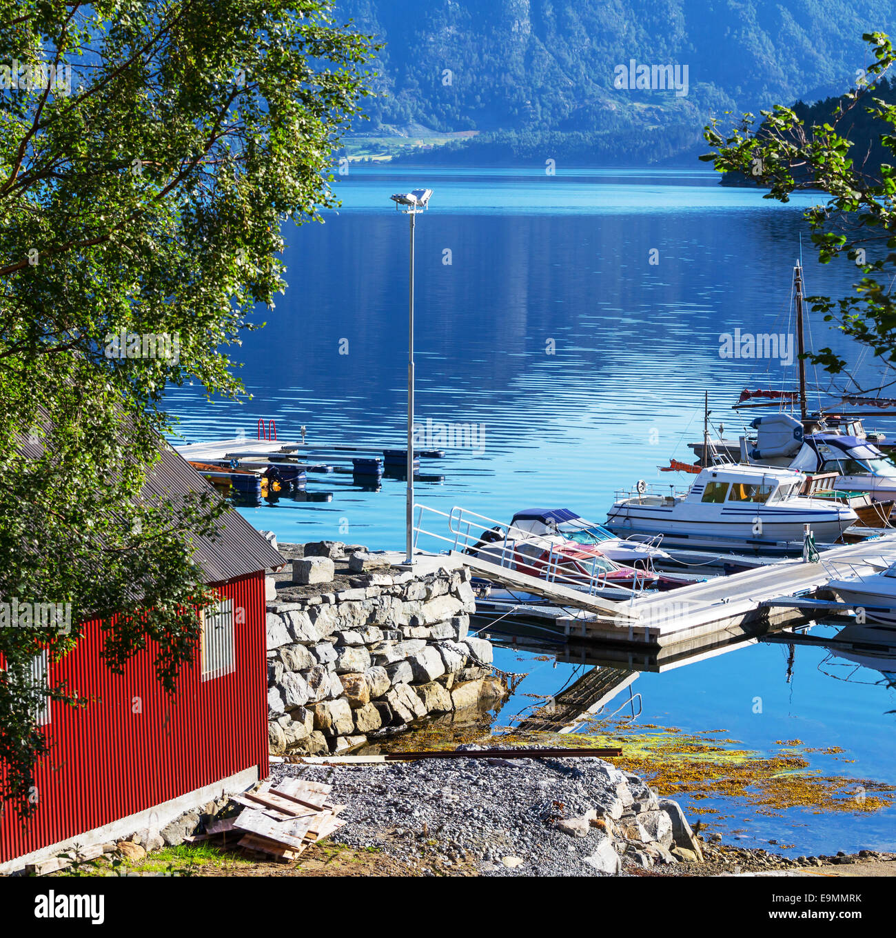 Huts in Norway Stock Photo - Alamy