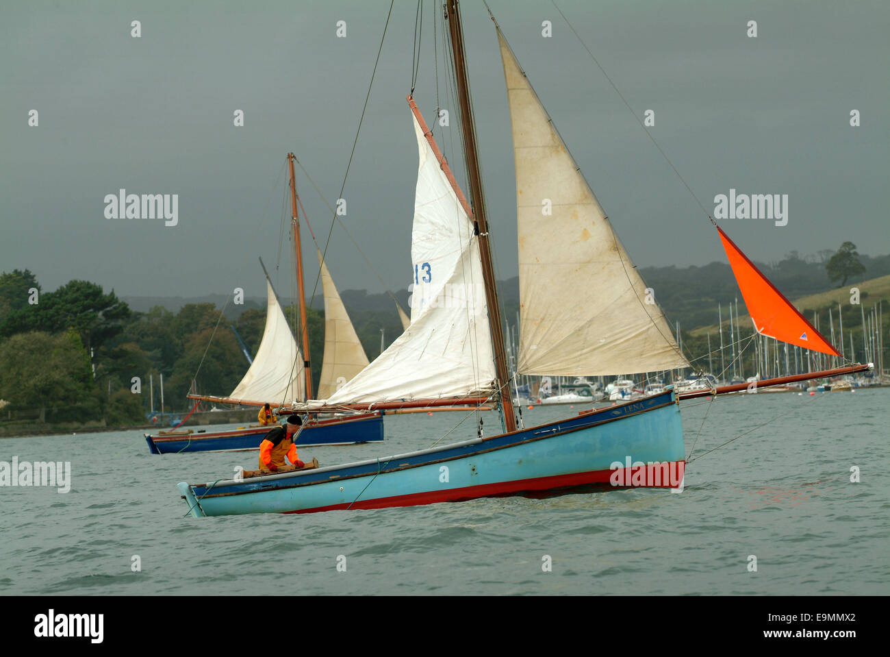 Falmouth Oyster Festival Working Boat High Resolution Stock Photography ...