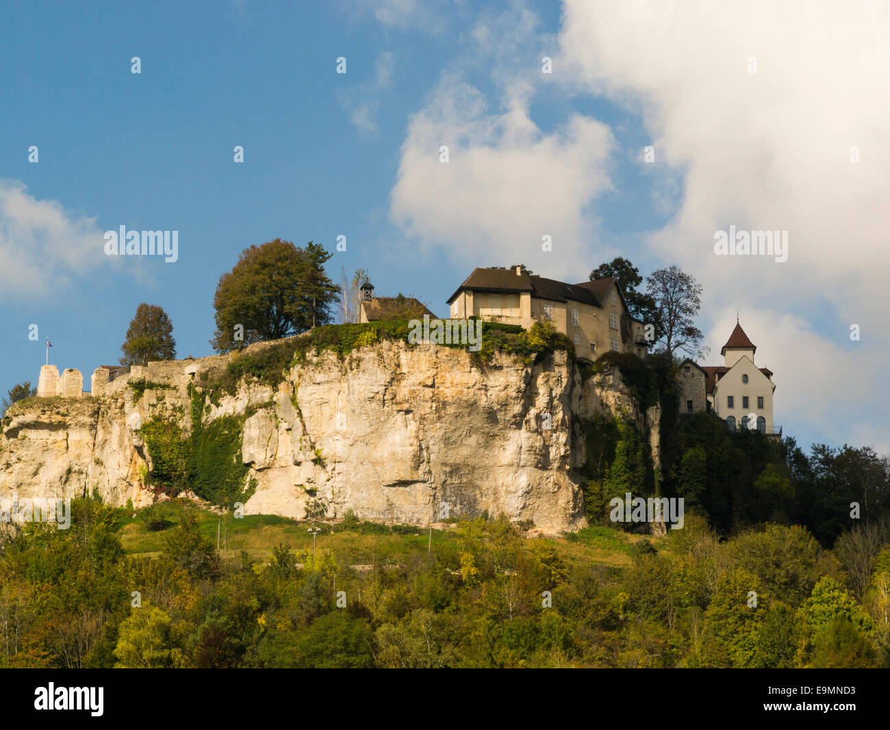Le Chateu d'Ornans a former fortress with St George's Chapel only still ...