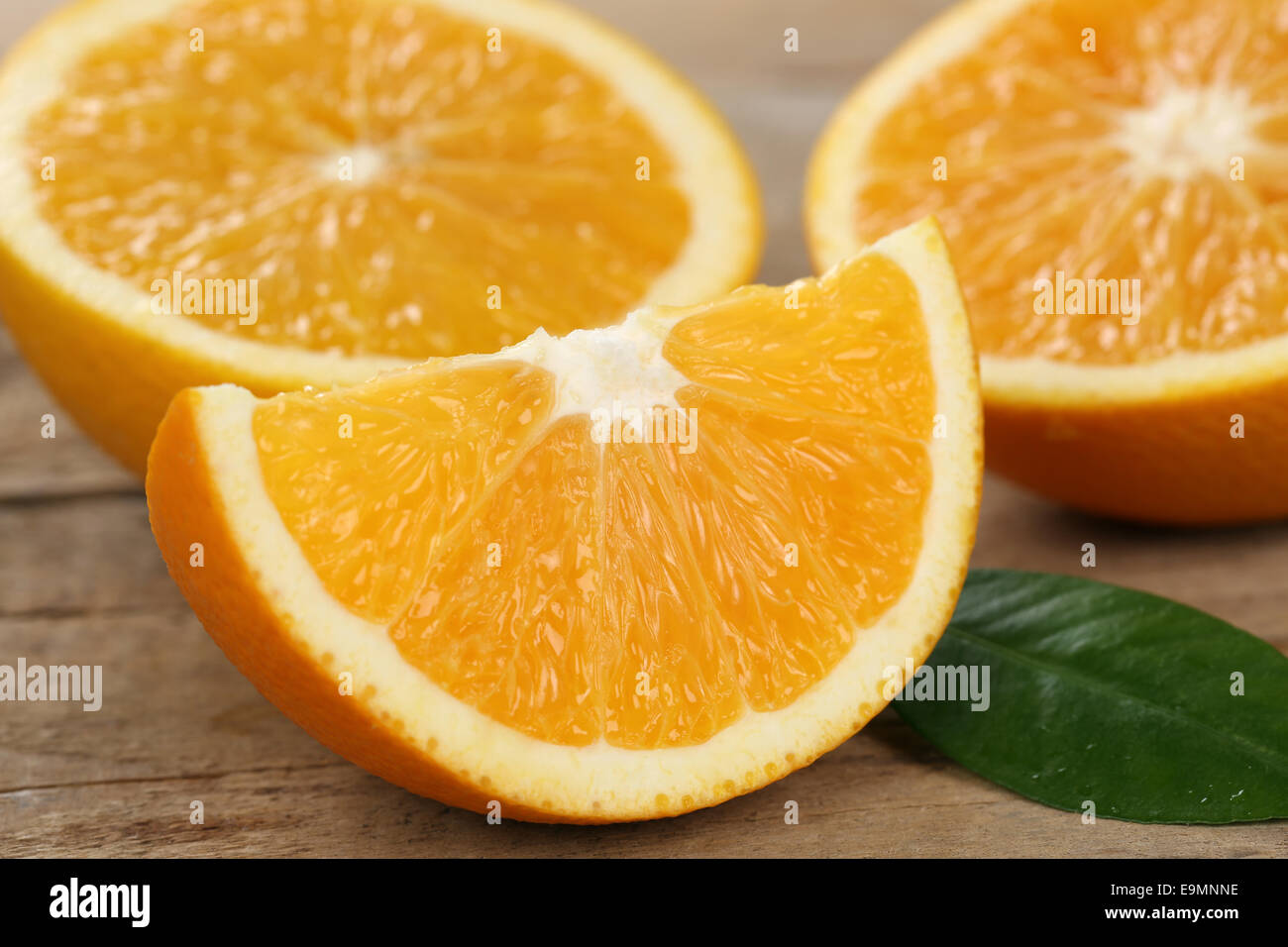Healthy eating sliced fresh orange citrus fruits Stock Photo - Alamy