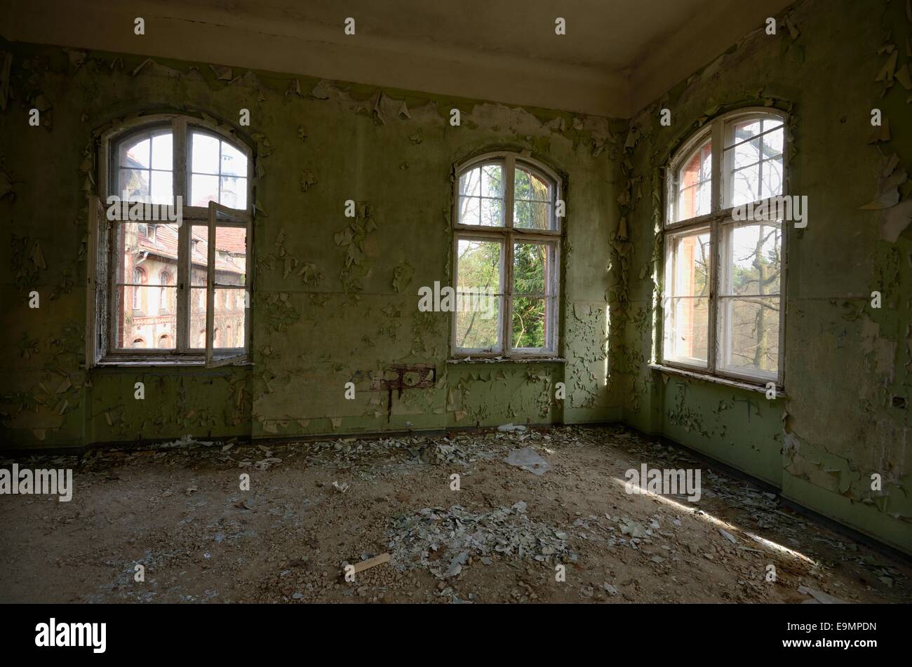 window of a ruin Stock Photo - Alamy