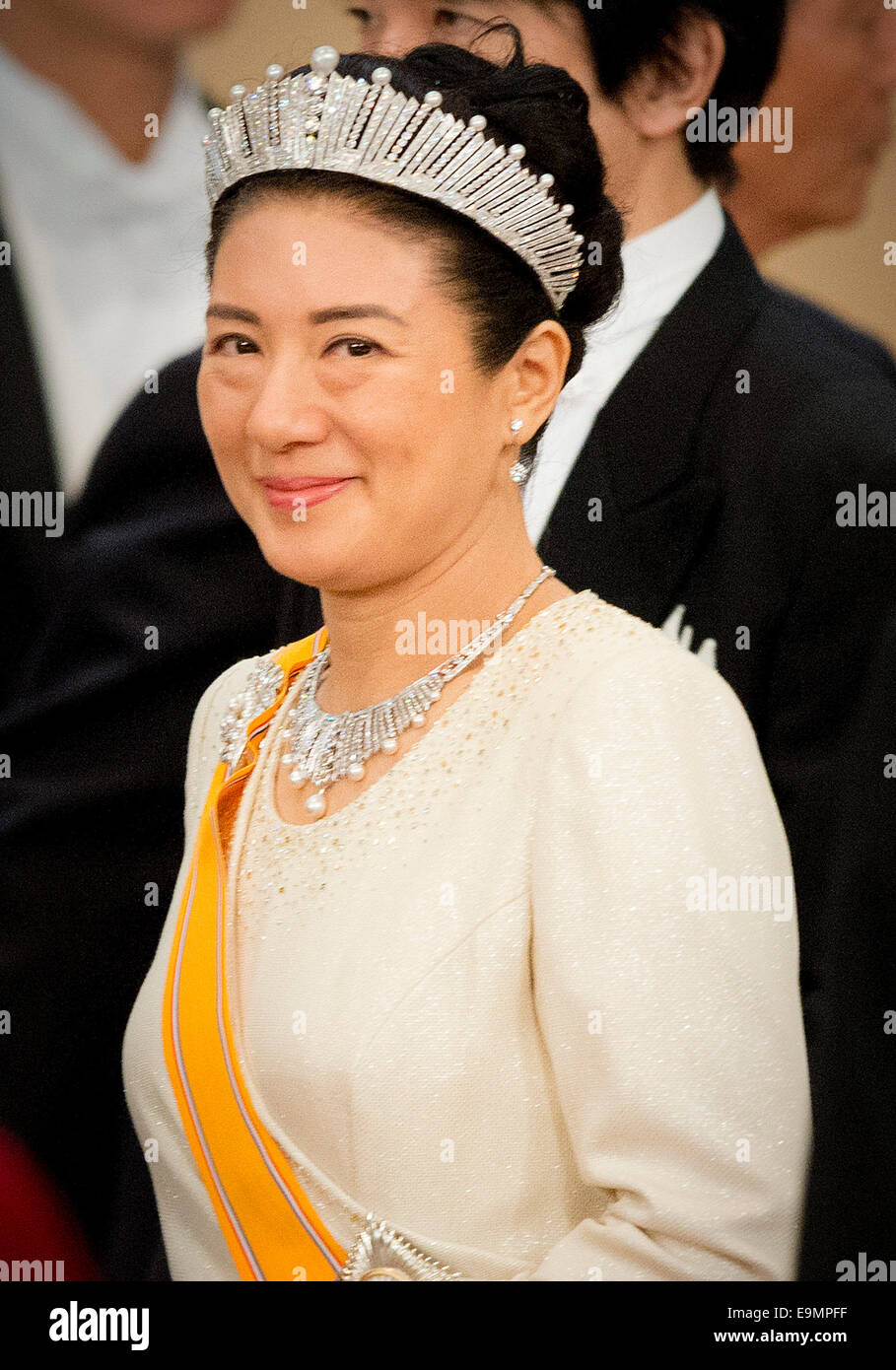 Tokyo, Japan. 29th Oct, 2014. Japanese Crown Princess Masako attends a ...