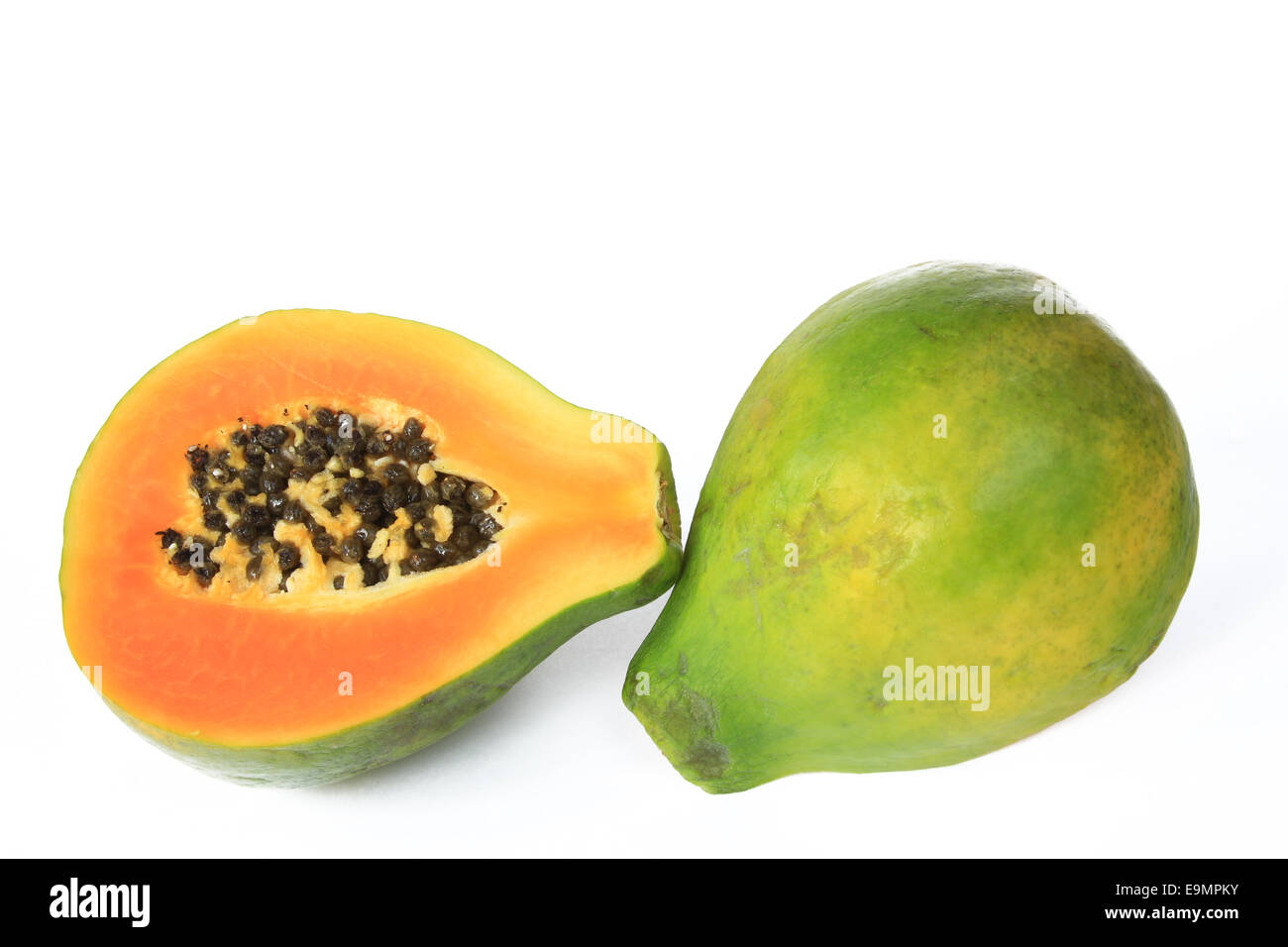 Ripe papaya fruit (Carica papaya Stock Photo - Alamy