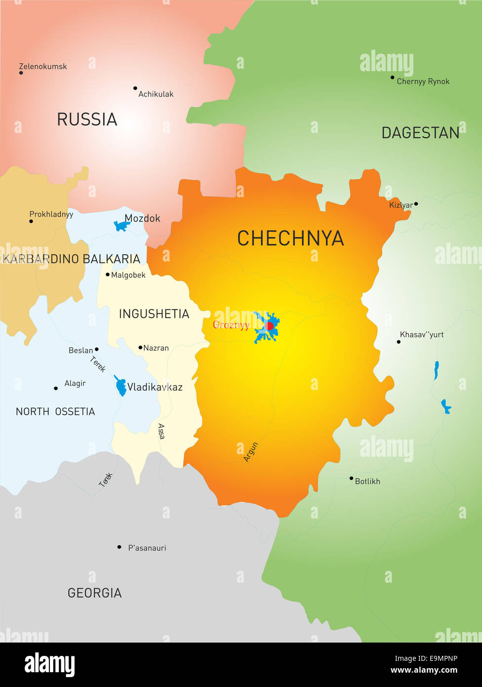 Chechen Republic country Stock Photo - Alamy