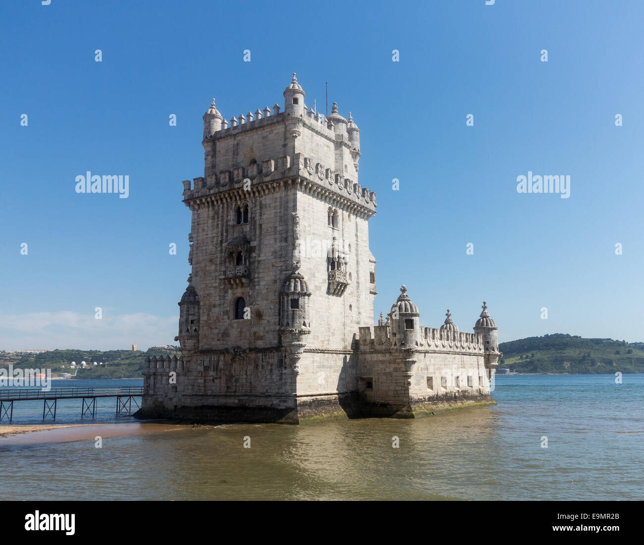 Belem tower on tagus river hi-res stock photography and images - Alamy