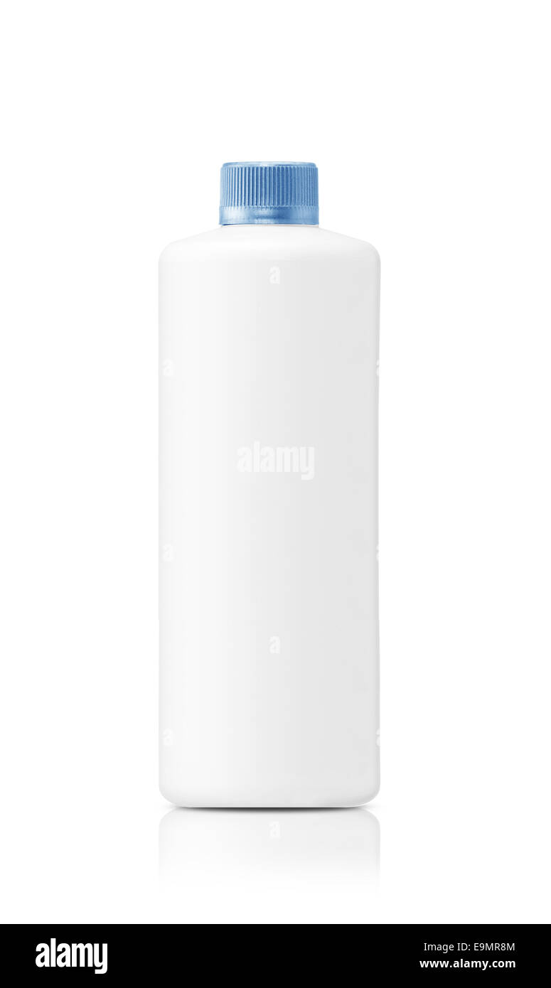 White Plastic Bottle Stock Photo - Alamy