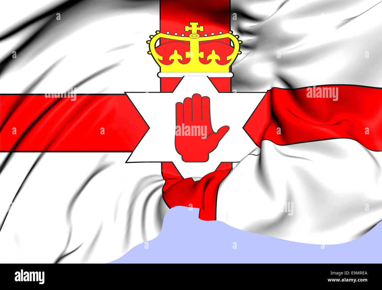 Flag of Northern Ireland Stock Photo - Alamy