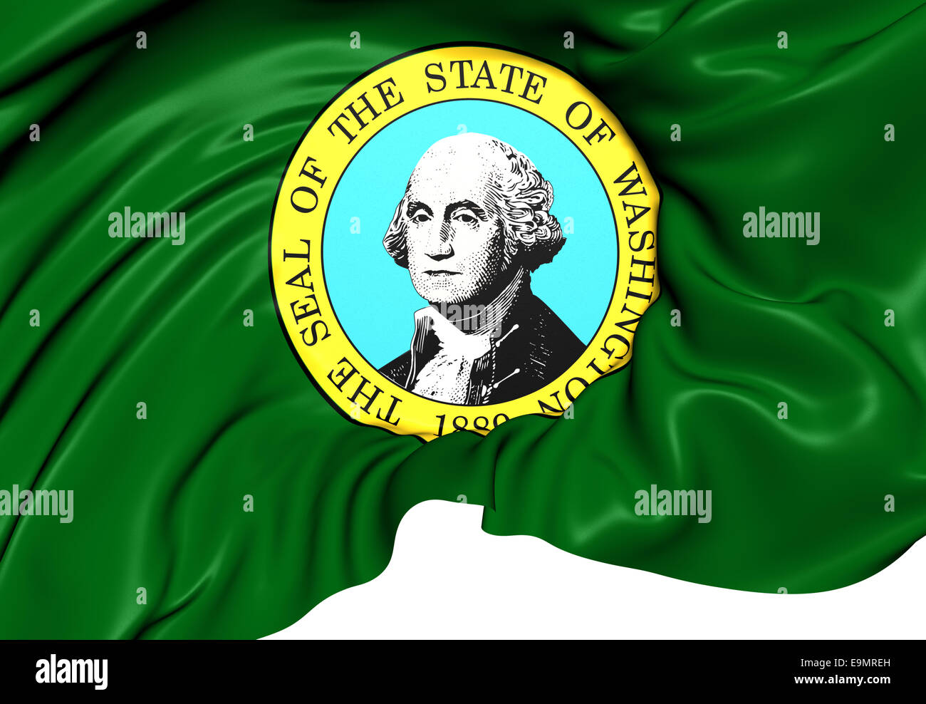 Flag of Washington State Stock Photo - Alamy