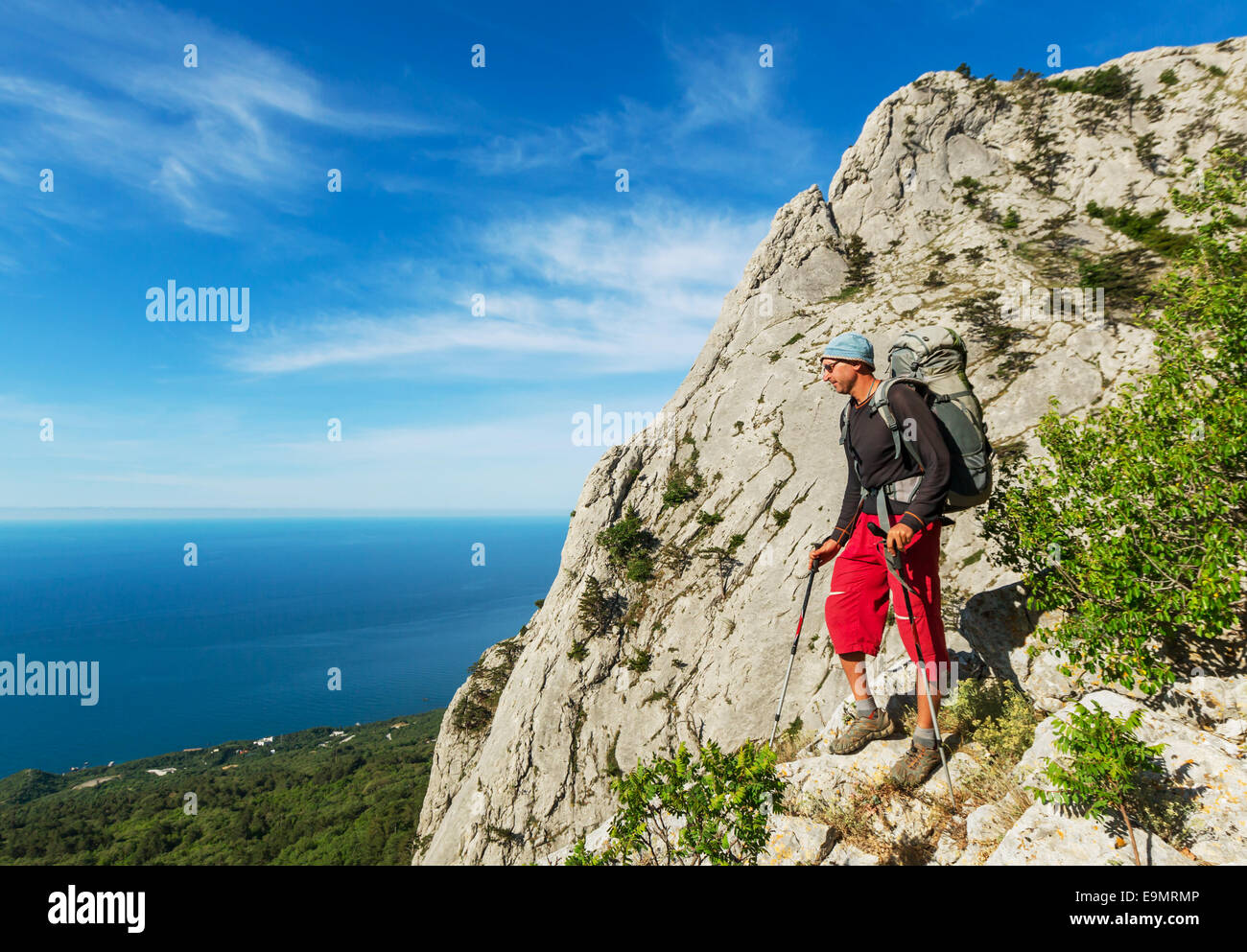 Hike in Crimea Stock Photo - Alamy