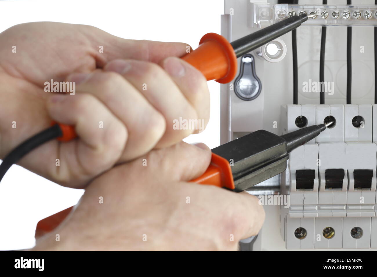 Electrical engineer testing circuit hi-res stock photography and images ...