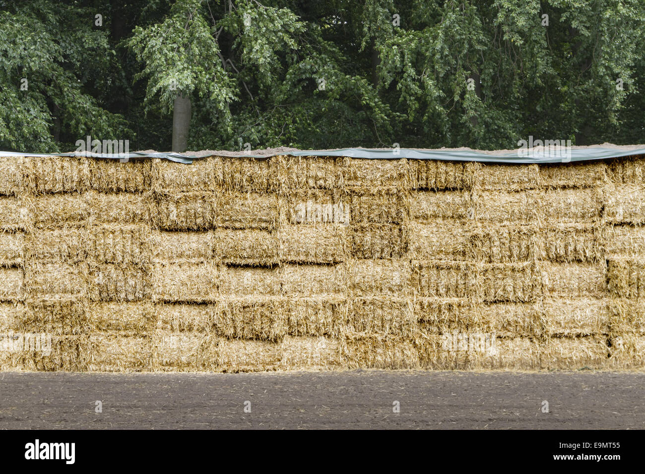 wall of straw Stock Photo - Alamy