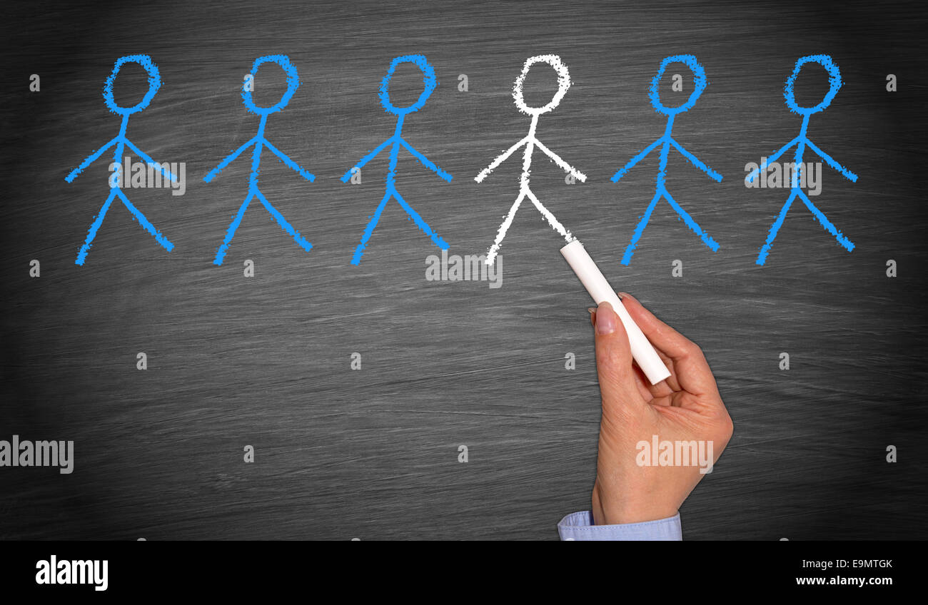 Business network connection stick figure hi-res stock photography and ...
