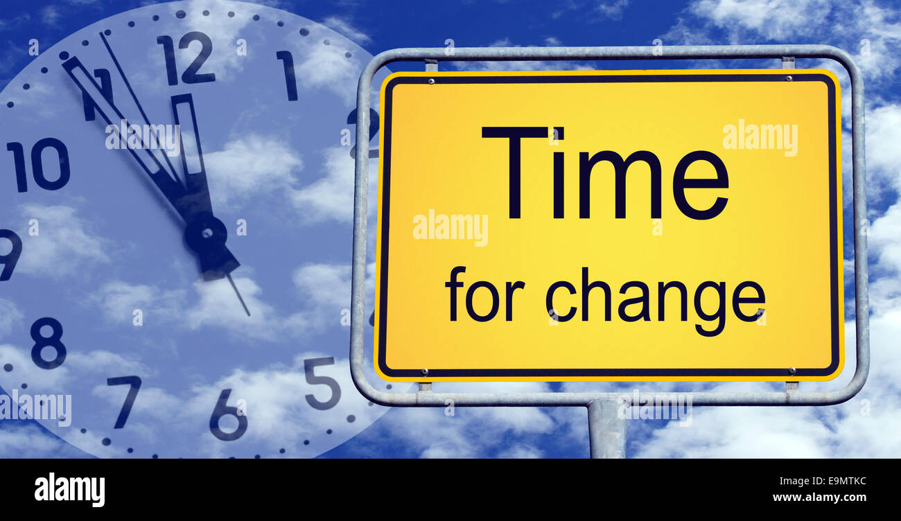 Time for change Stock Photo - Alamy