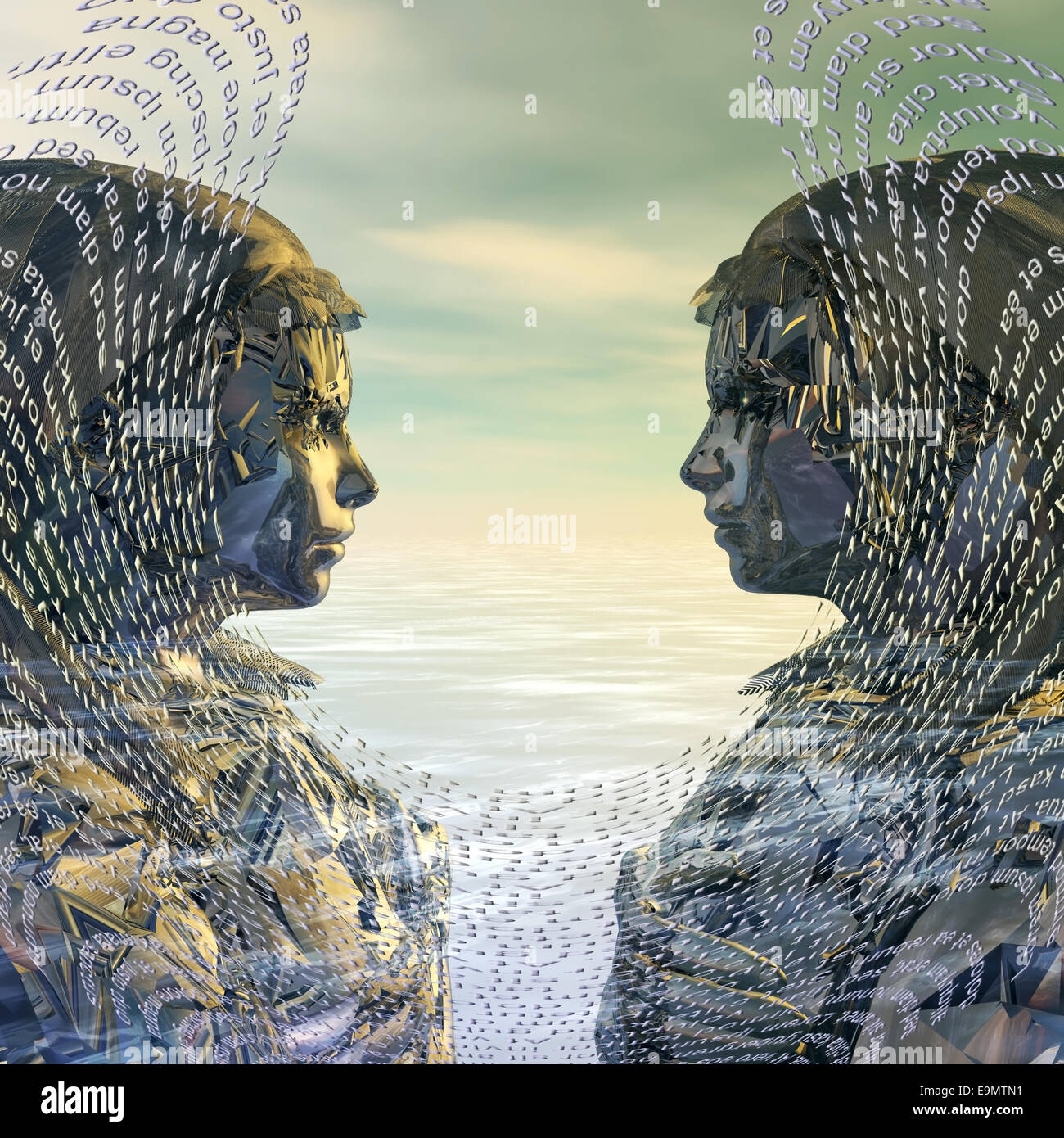 Kommunikation ohne worte hi-res stock photography and images - Alamy