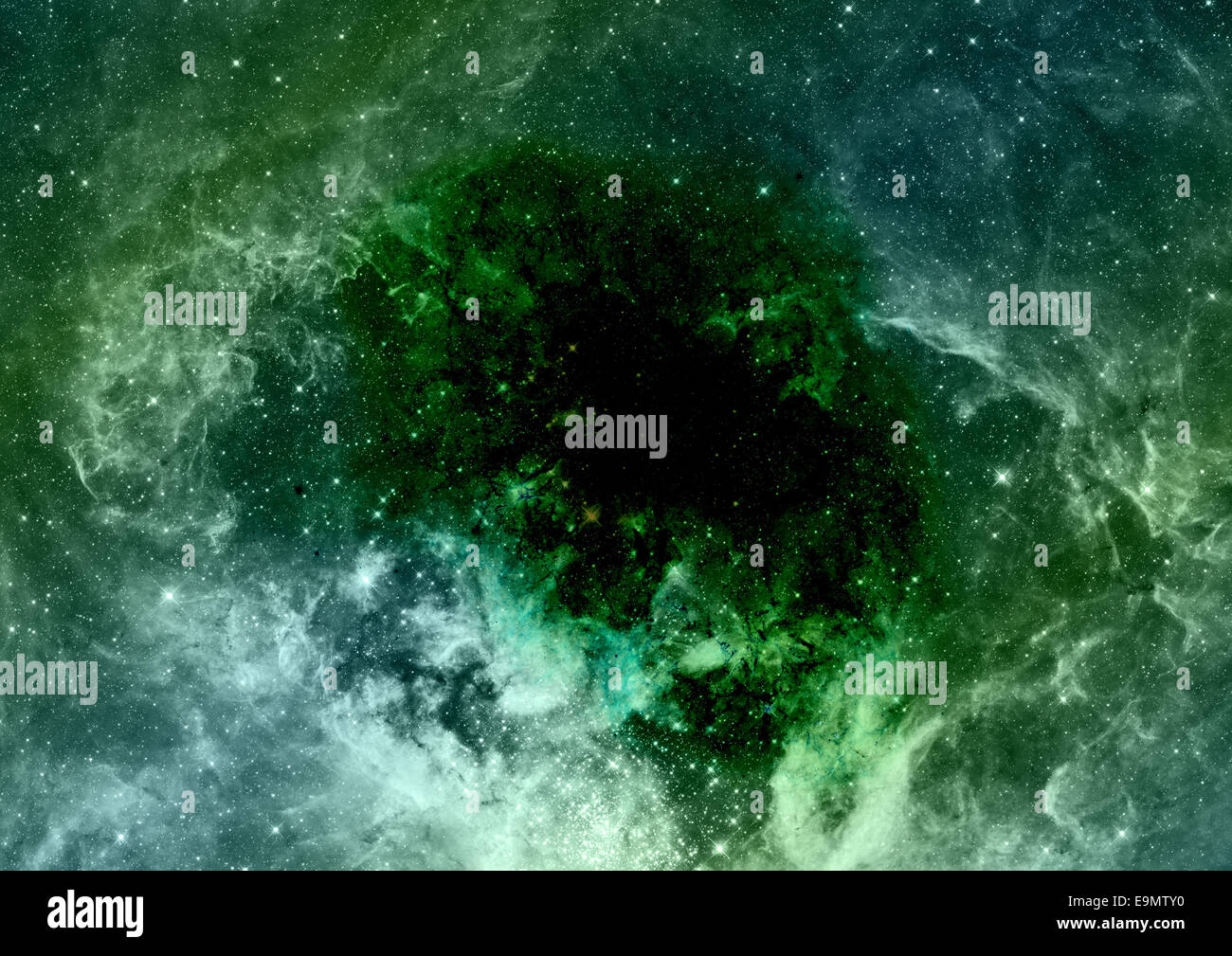Being shone nebula Stock Photo - Alamy
