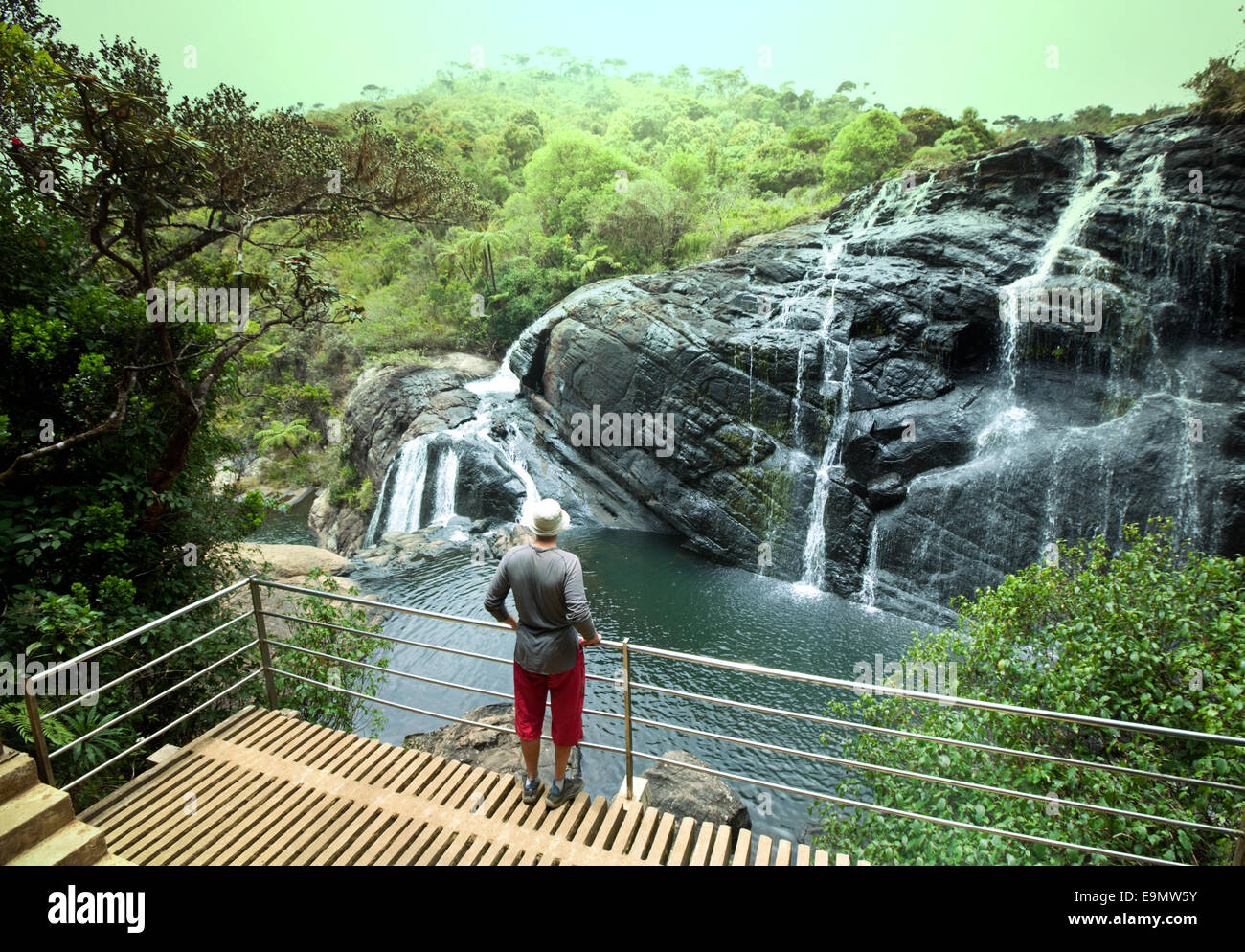 Waterfall on Sri Lanka Stock Photo - Alamy
