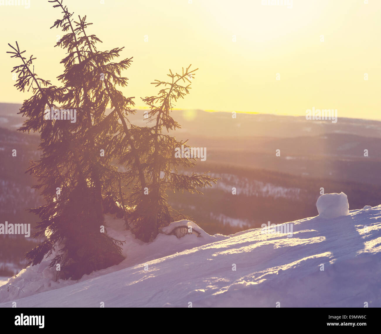 Winter in mountains Stock Photo - Alamy