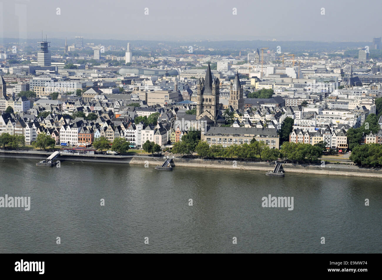cityscape, Rhine River, Cologne, Germany Stock Photo - Alamy