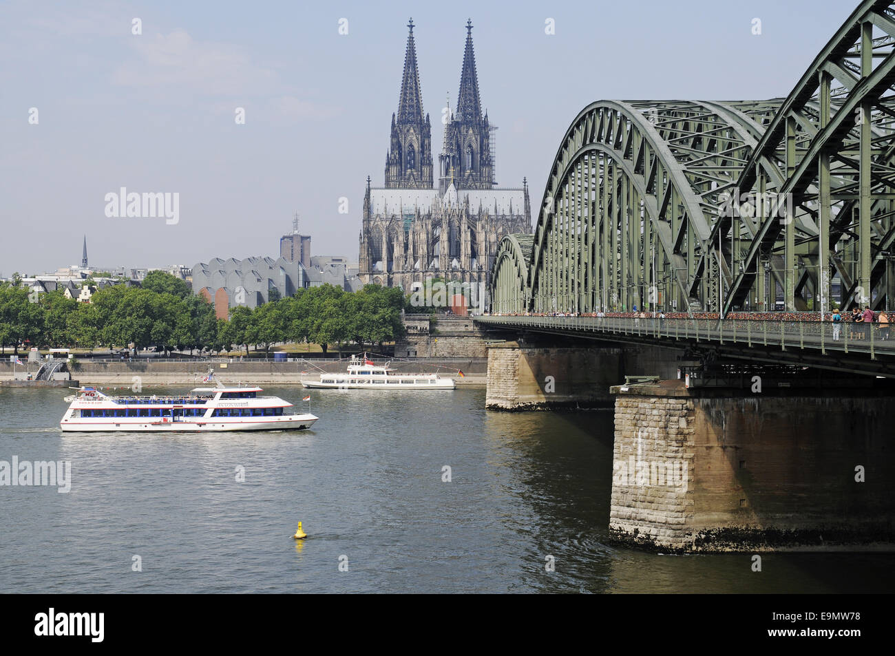 Cathedral, Rhine River, Cologne, Germany Stock Photo - Alamy