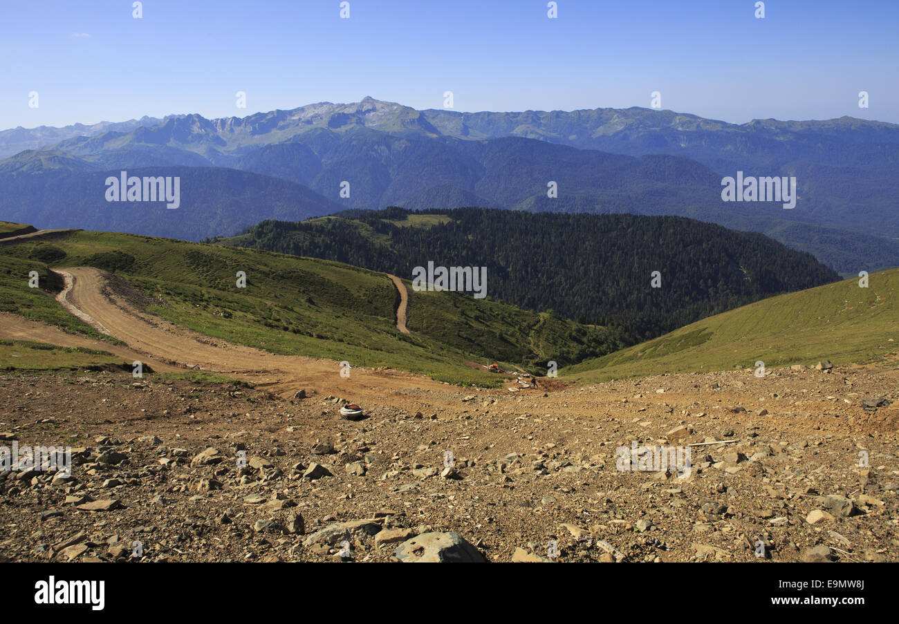 Gagra Range in Krasnaya Polyana Stock Photo - Alamy