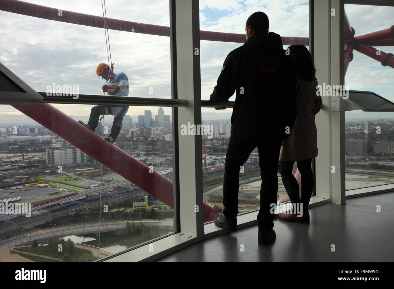 Abseiling from the Arcelor Mittal Orbit the UK's tallest sculpture in ...