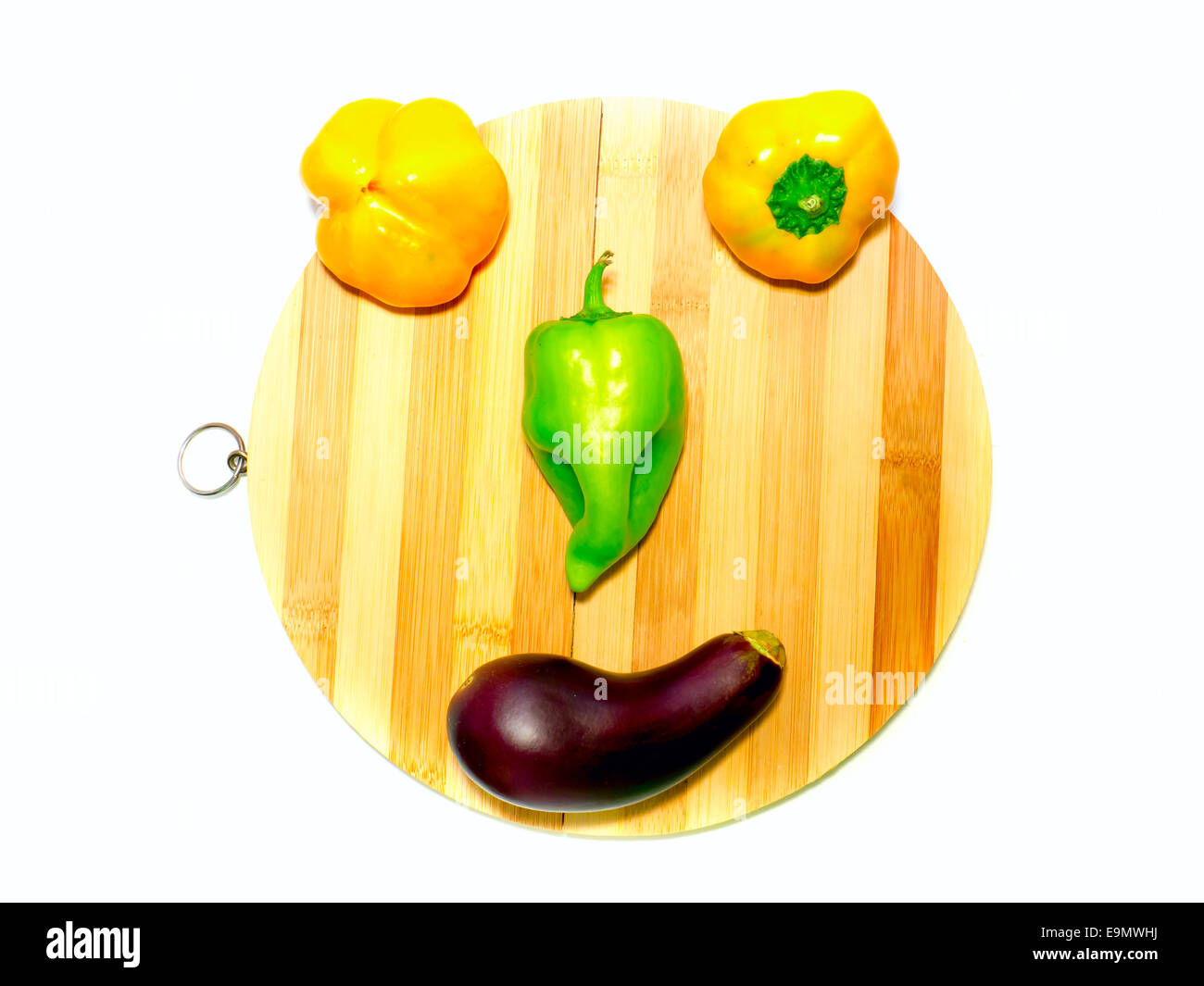 The vegetable face Stock Photo - Alamy
