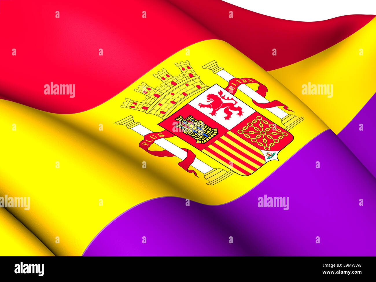 Second Spanish Republic Flag Stock Photo - Alamy