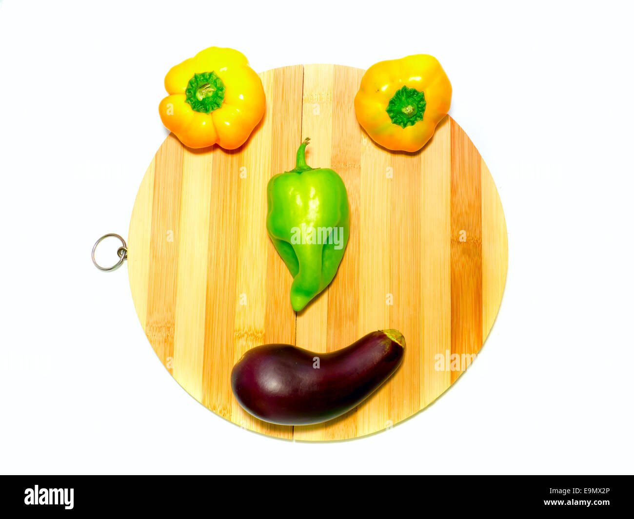 The vegetable face Stock Photo - Alamy