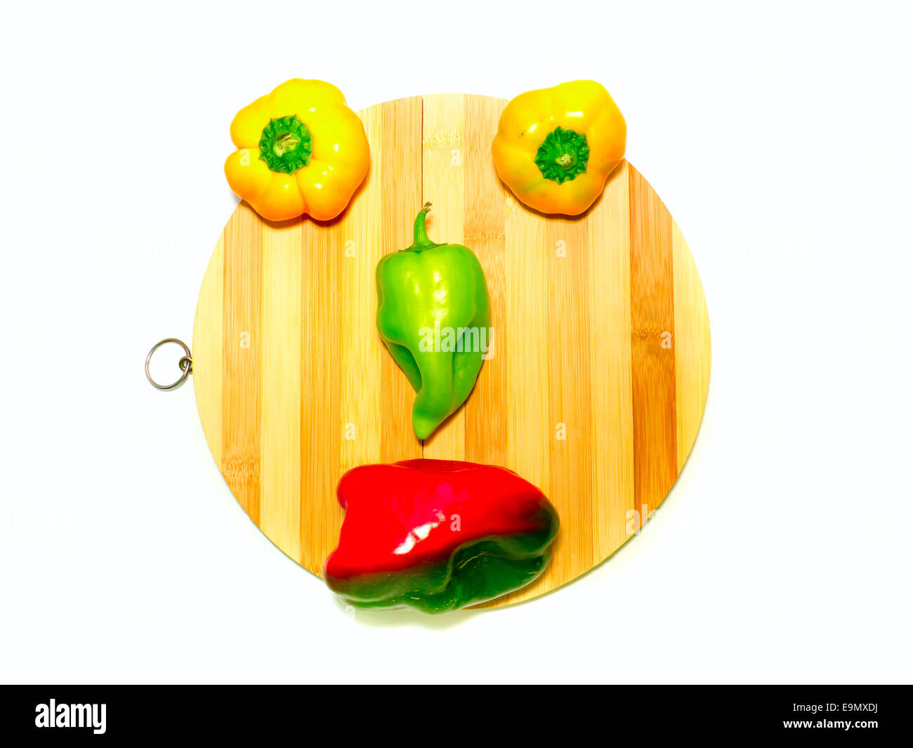 The vegetable face Stock Photo - Alamy
