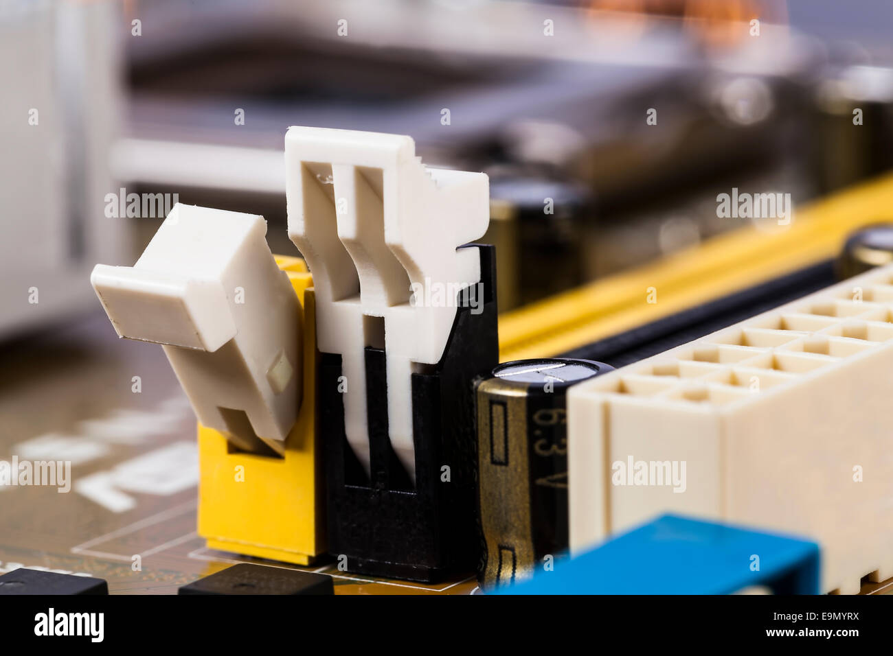 Motherboard RAM socket Stock Photo - Alamy