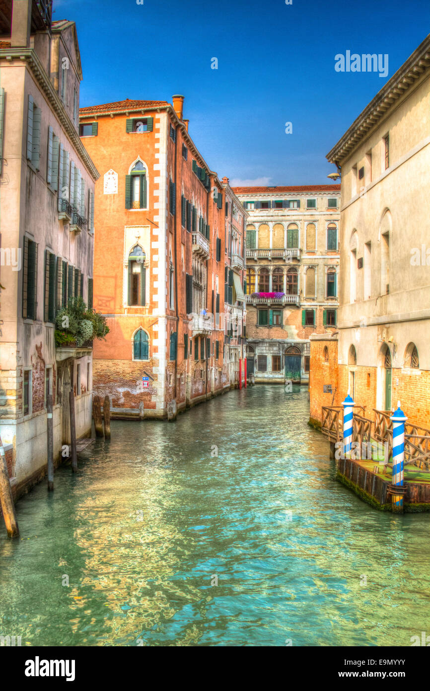 Water channel in Venice, Italy Stock Photo - Alamy