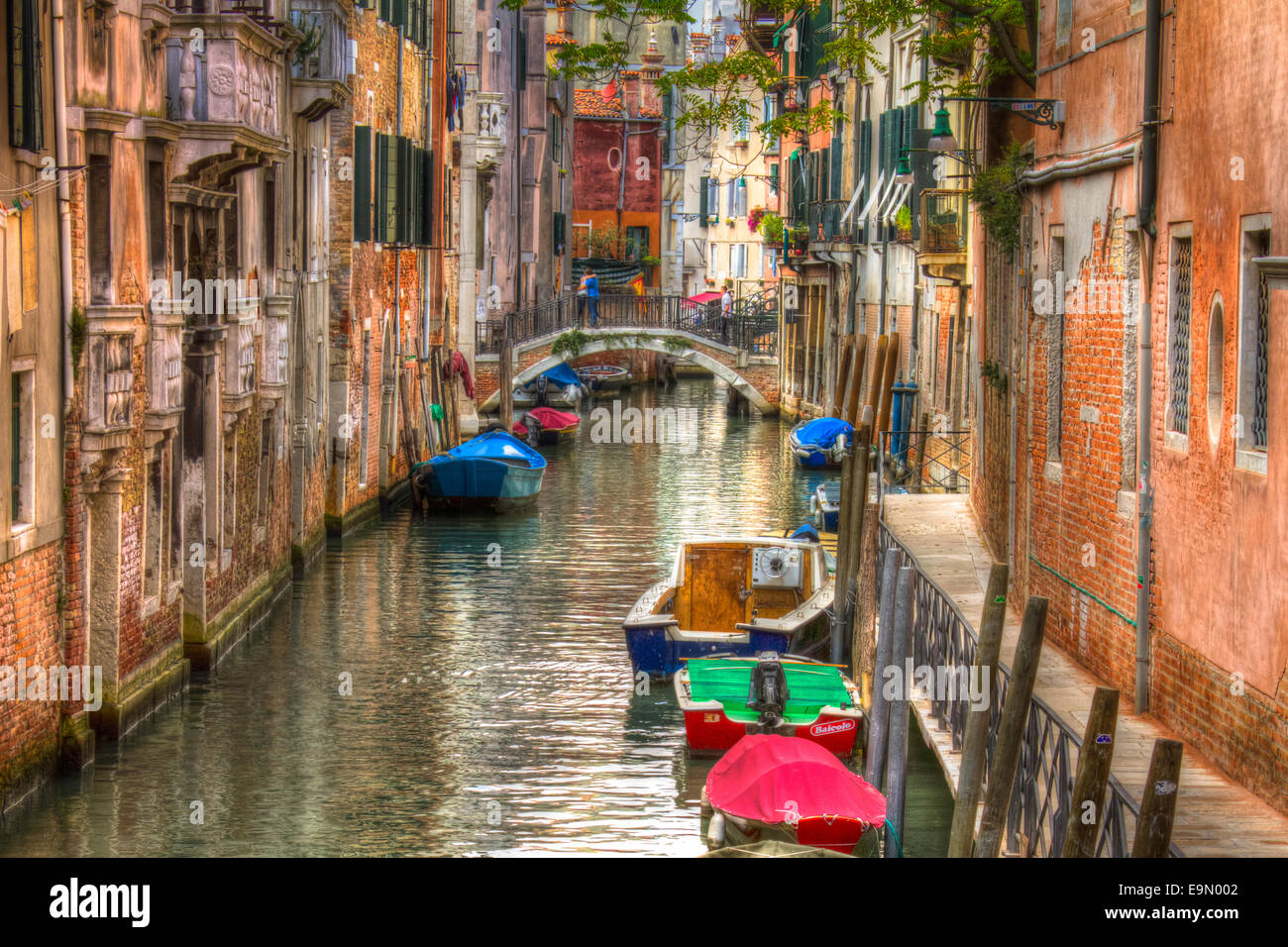 Water channel in Venice, Italy Stock Photo - Alamy