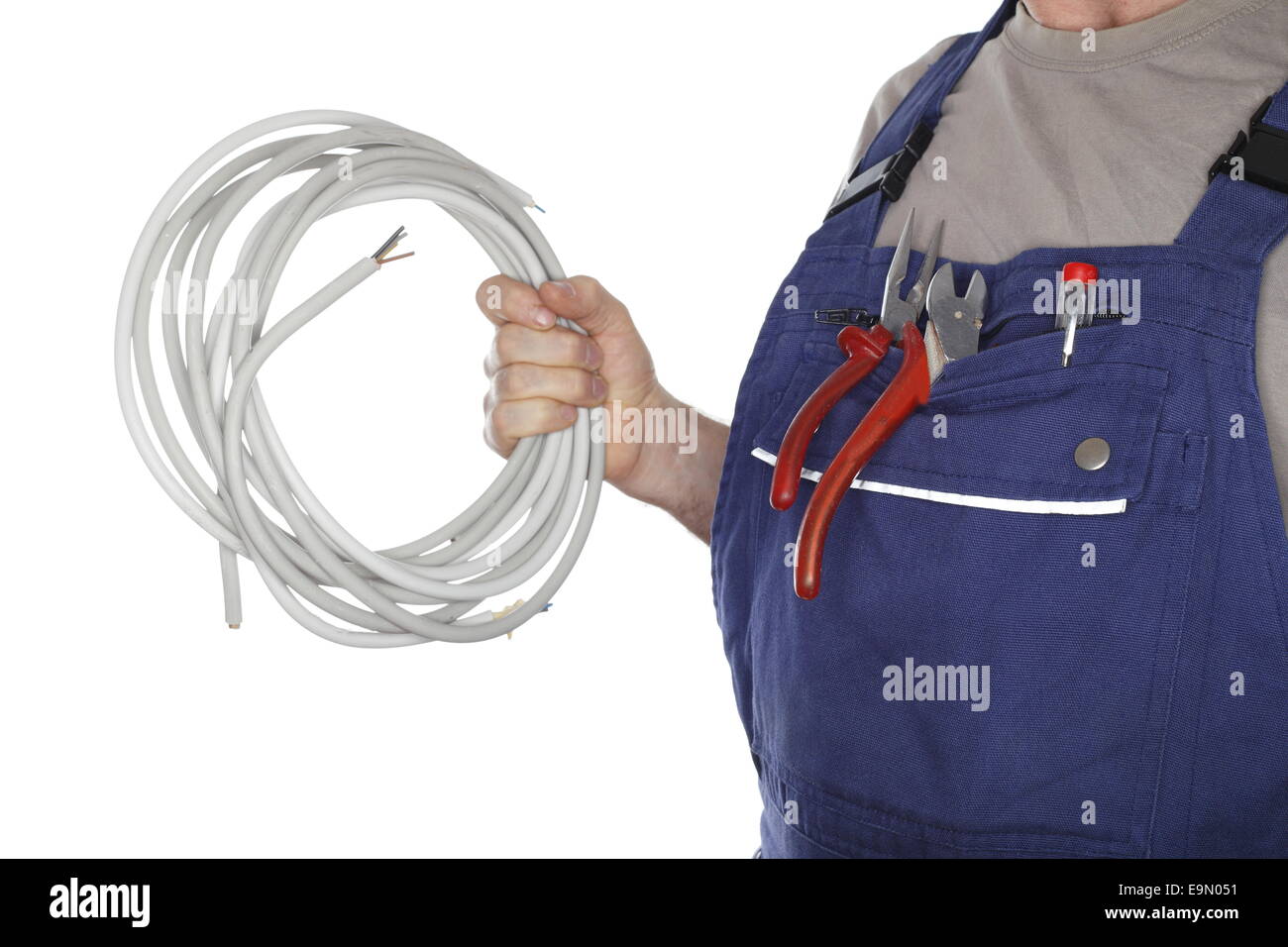 Utility cable repairman hi-res stock photography and images - Alamy