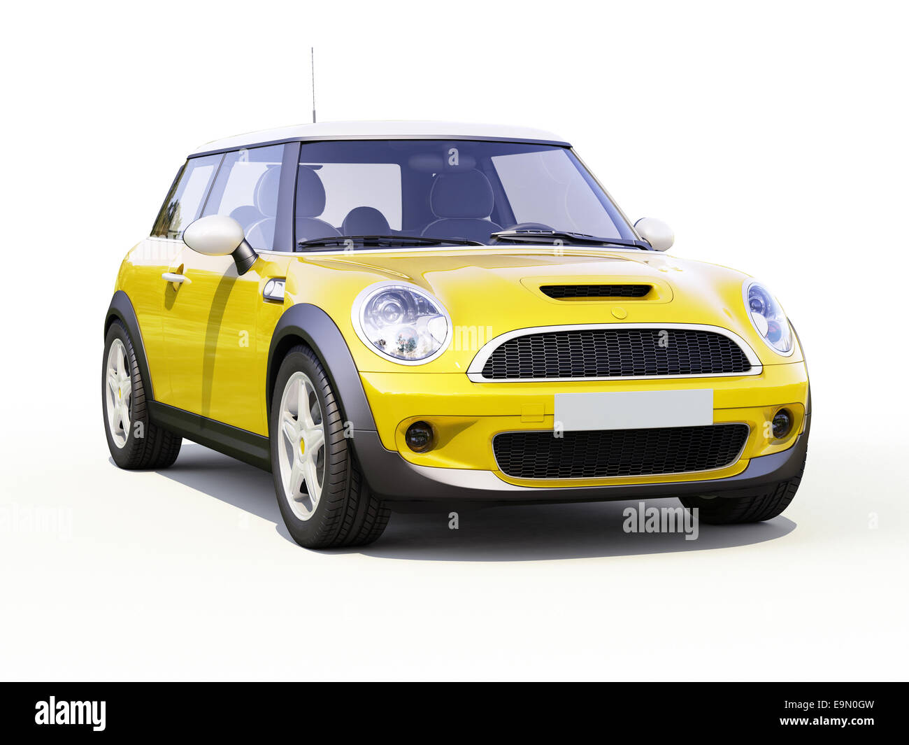 Modern compact city car Stock Photo - Alamy