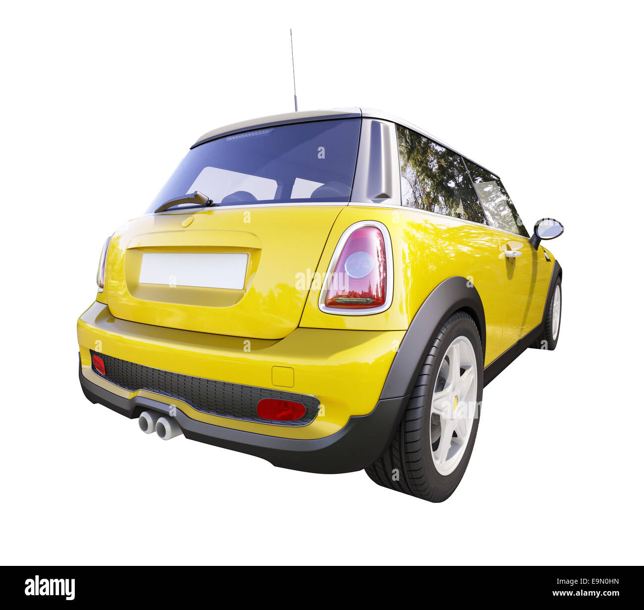 Modern compact city car Stock Photo - Alamy