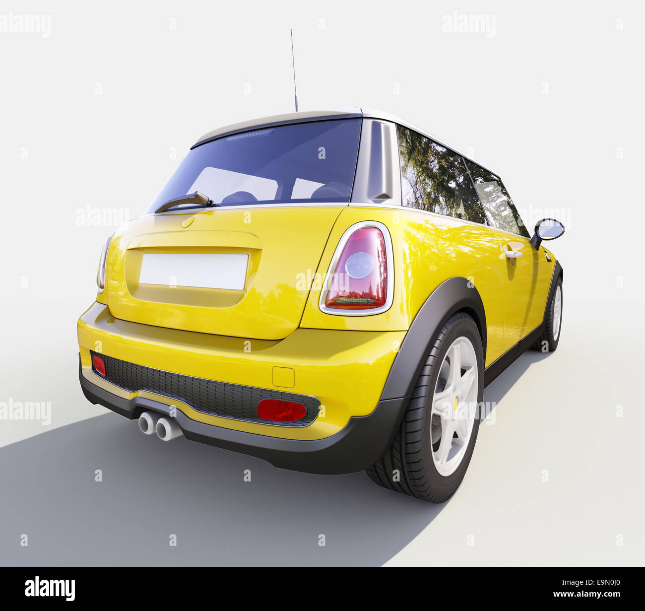 Modern compact city car Stock Photo - Alamy
