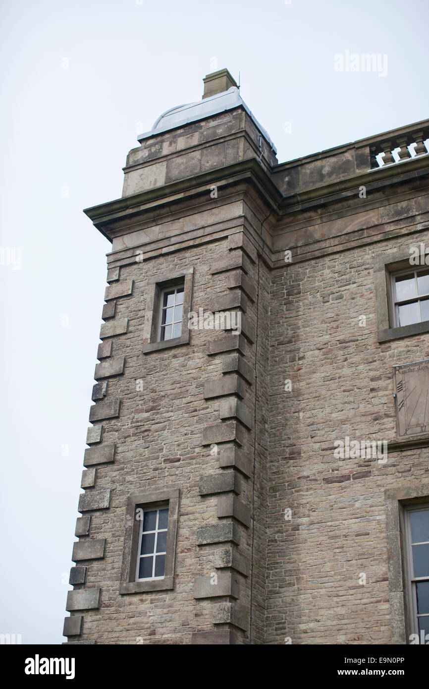 Part of the Cage tower on the hill by Lyme Park, Disley, Cheshire Stock ...