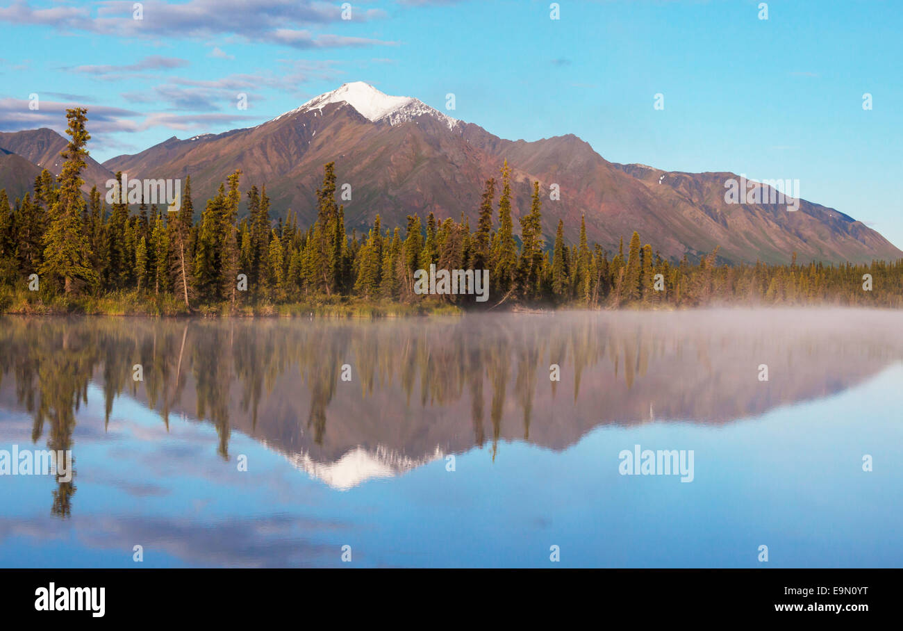 Lake on Alaska Stock Photo - Alamy