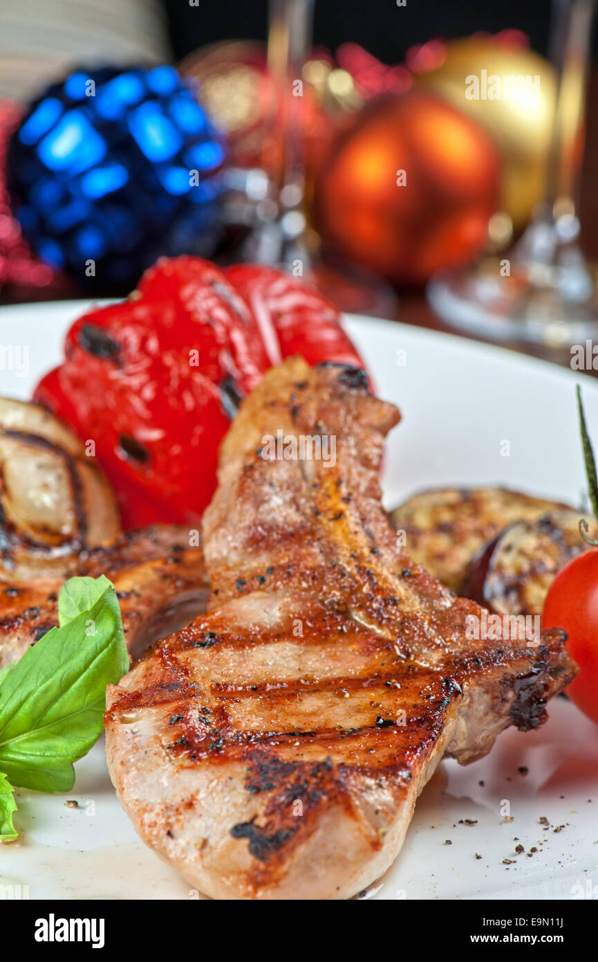 meat with vegetable Stock Photo - Alamy
