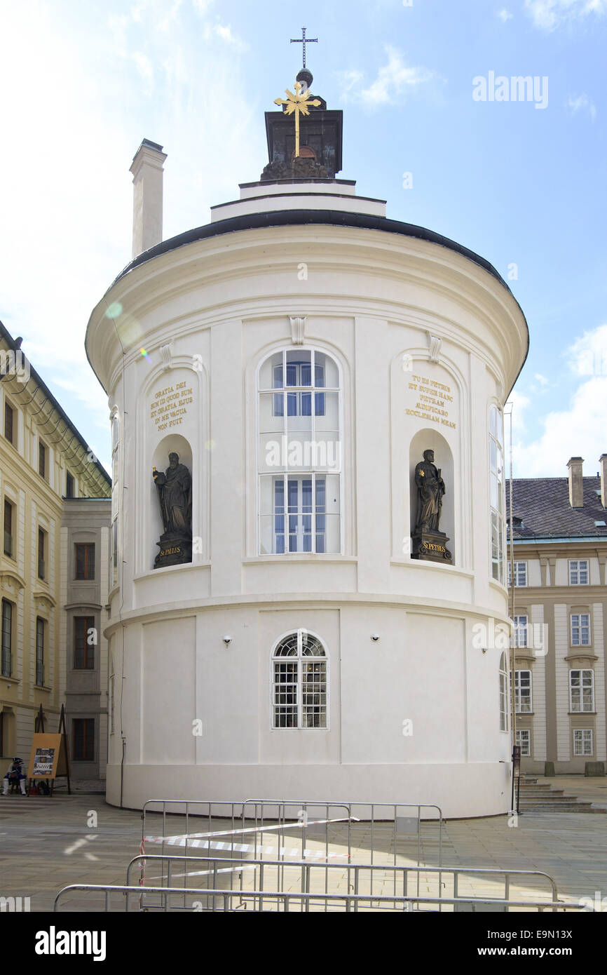 Chapel of the Holy Cross in Prague Castle Stock Photo - Alamy