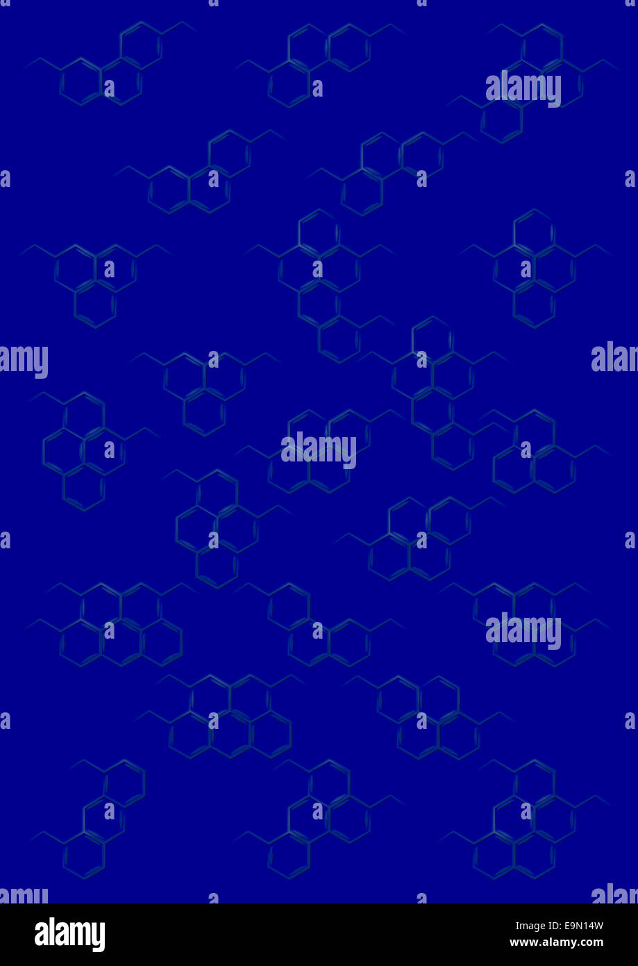 Background with structural chemical formulas Stock Photo - Alamy