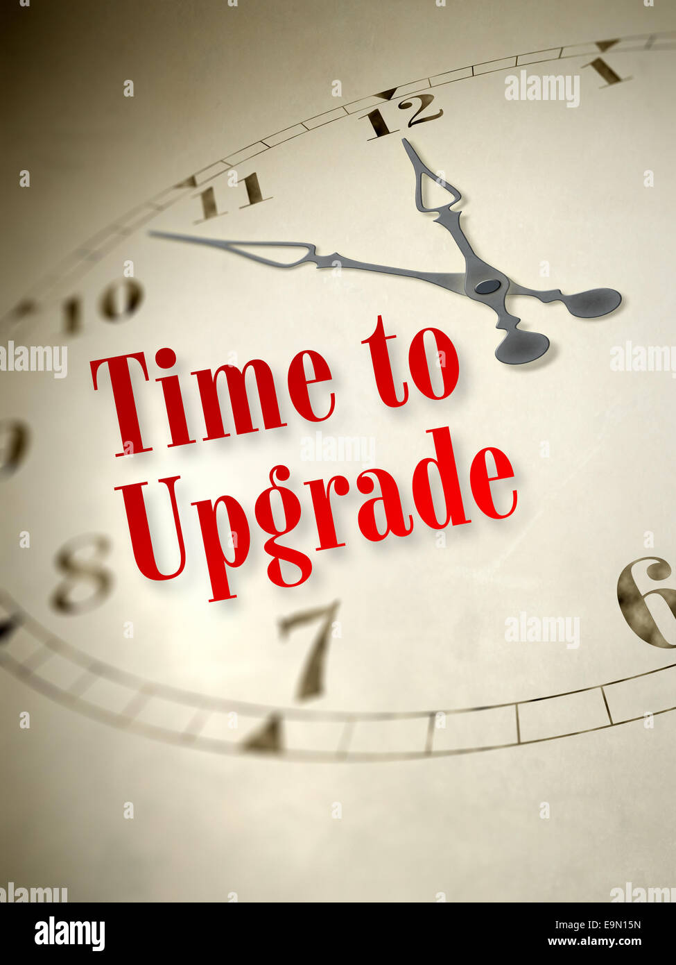time to upgrade Stock Photo - Alamy