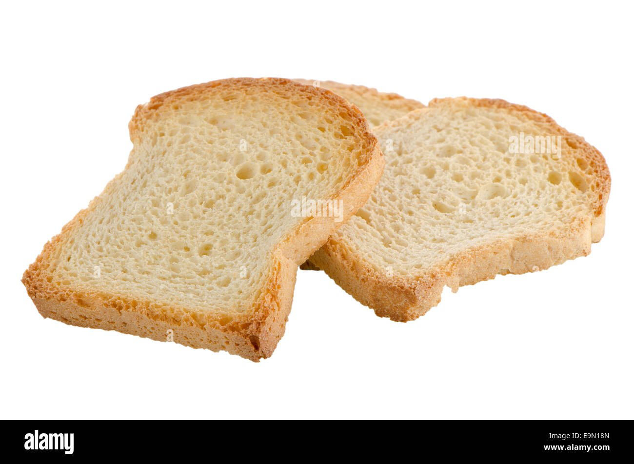 Golden brown toast Stock Photo - Alamy