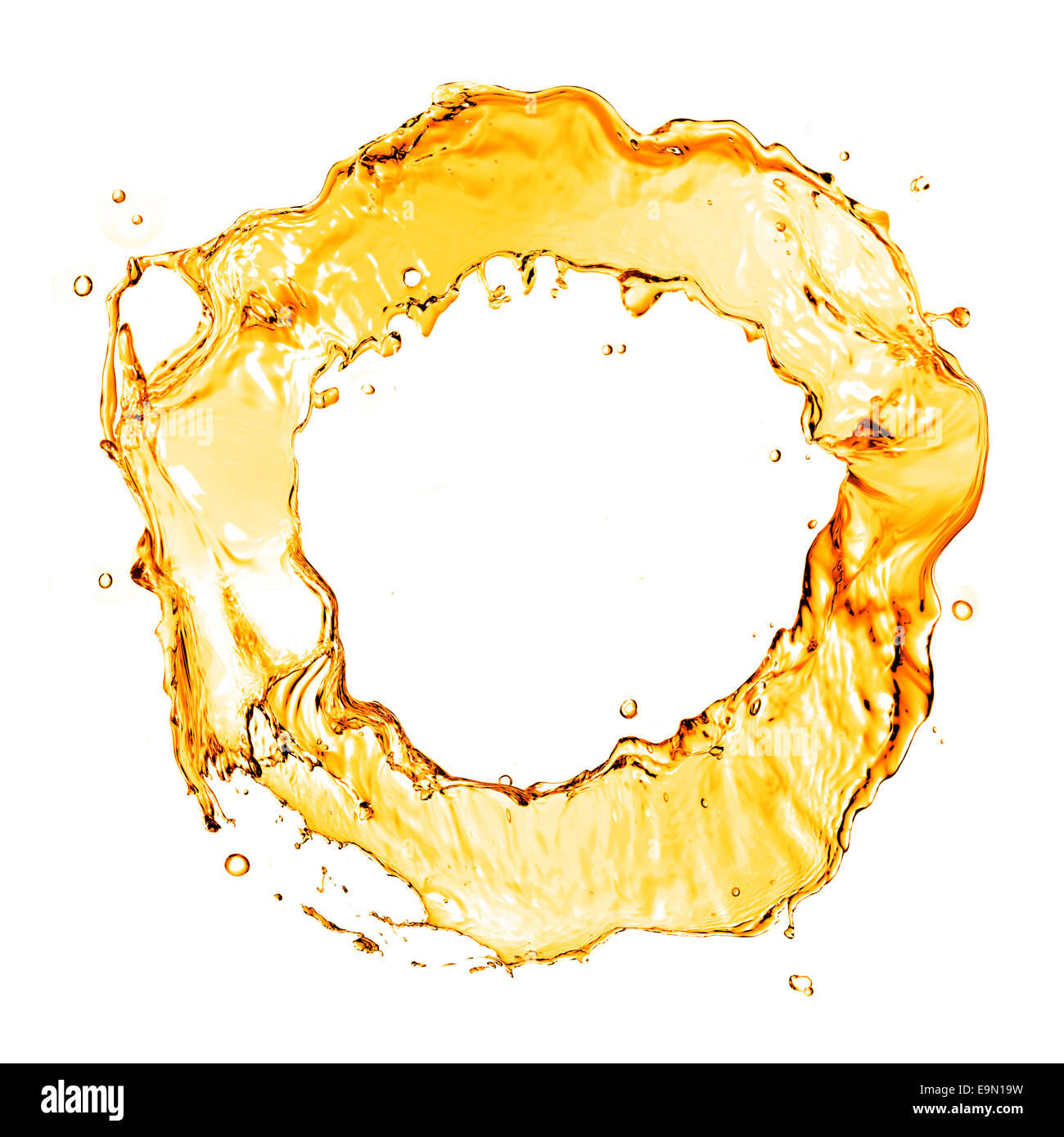 Round water splash isolated on hi-res stock photography and images - Alamy