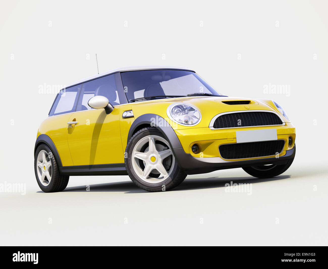 Modern compact city car Stock Photo - Alamy